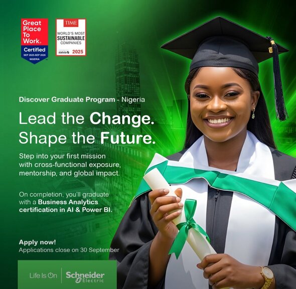 Schneider Electric 2026 Graduate Trainee and Apprenticeship Programme ...