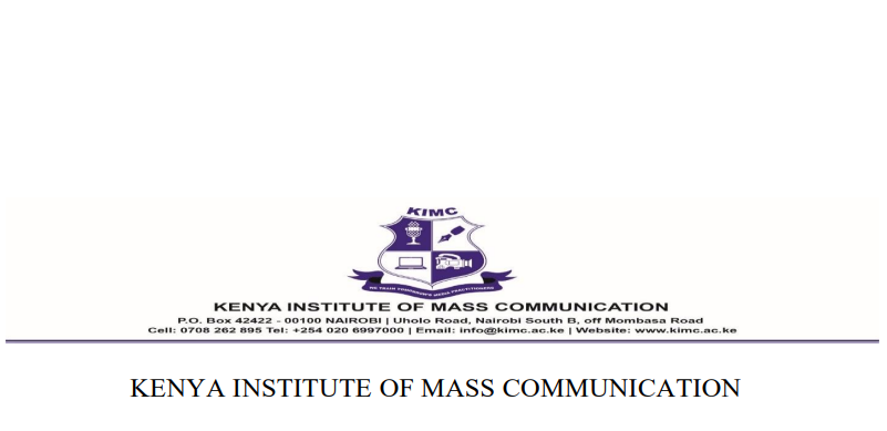 11 Posts Open At KIMC - Opportunities for Young Kenyans
