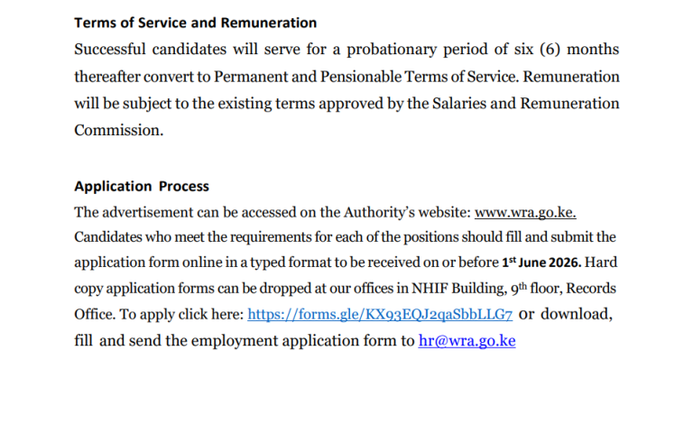 WRI Hiring - 35 Posts - Opportunities for Young Kenyans