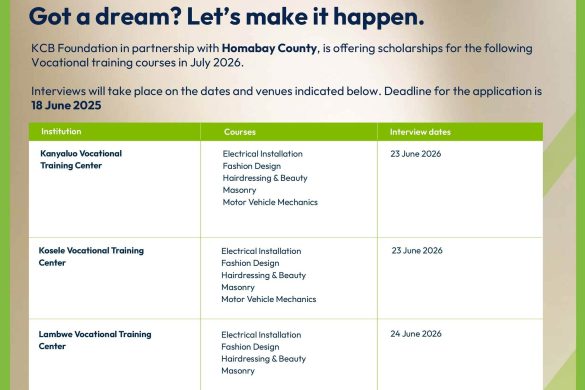 Turkana south NG-CDF Bursary Application For 2025 /26 FY ...